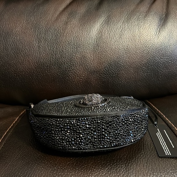 Versace | Bags | Versace La Medusa Mini Repeat Crystal Embellished Logo ...